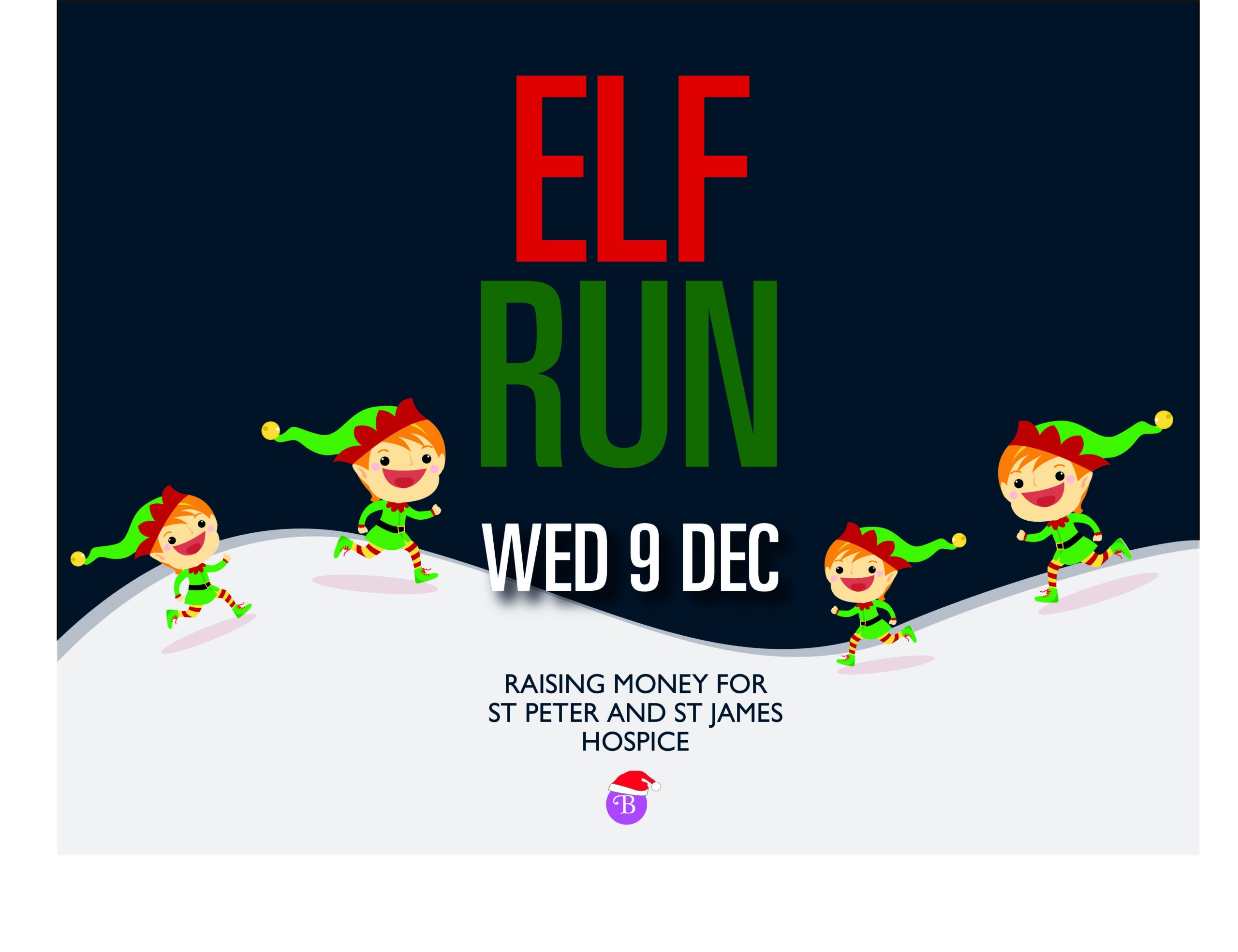 Elf Run for St Peter & St James Hospice – Burgess Hill Girls